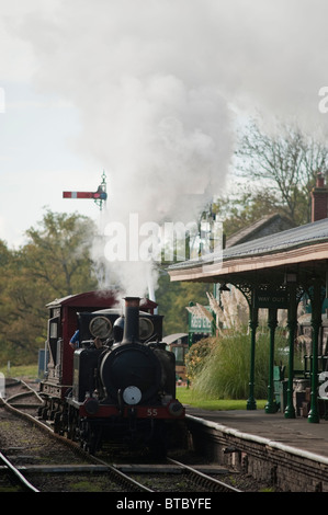 A1X Class Locomotive 55 Stepney, Bluebell Railway, Sussex, England ...
