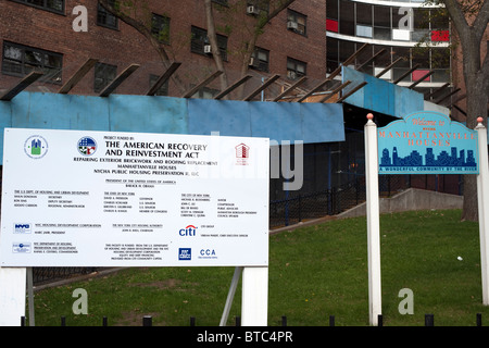 Manhattanville housing project in Harlem in New York Stock Photo - Alamy