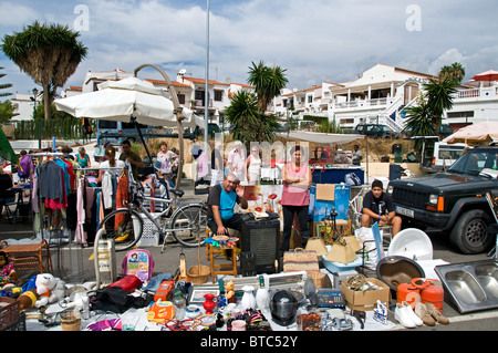 Nerja ( Malaga ) Town Spain flea market antique shop store Stock Photo ...