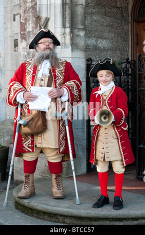 Chris Brown, host of the Dorset Town Crier competition 2010 ...