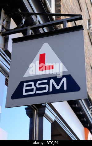 BSM driving lessons Stock Photo - Alamy