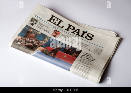 Spanish daily newspaper El Pais (The Country Stock Photo - Alamy