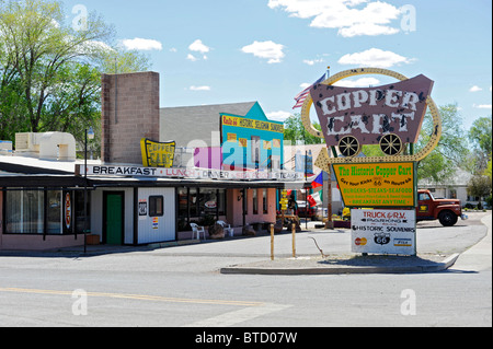 Copper Cart Cafe Seligman Arizona Route 66 Stock Photo - Alamy