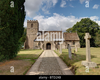 Chirton, Wiltshire, St John the Baptist, Church Interior Stock Photo ...