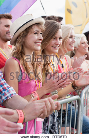 Crowd of teenage girls at pop concert Stock Photo: 1641998 - Alamy