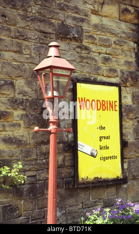 Woodbine Cigarette advertising at Goathland Station on the North ...