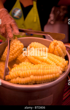 Choclo, or Peruvian large kernel corn, as seen at Lima's annual ...