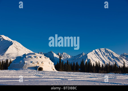 Igloo City, a uniquely Alaskan architectural icon located along the ...