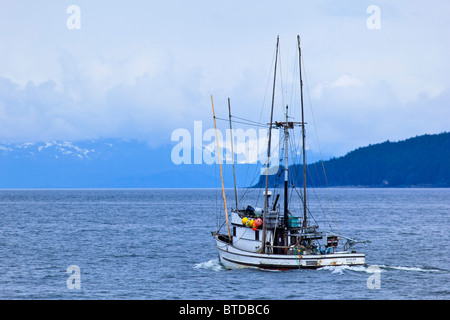 USA, Alaska. Commercial troller boat. Credit as: Don Paulson / Jaynes ...