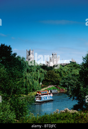 Ely England Uk River Cam punting Stock Photo - Alamy