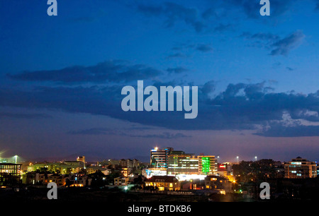 Ethiopia, Addis Ababa, City at night Stock Photo - Alamy