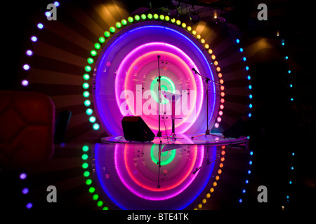 Stage lights - Studio prepared for production and shooting TV show ...