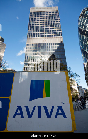 Headquarters of the Aviva Insurance in London, England, United Kingdom ...