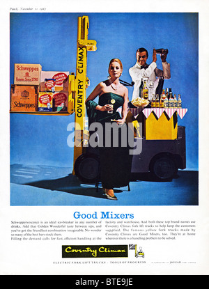 Advertisement for COVENTRY CLIMAX fork lift trucks magazine advert ...