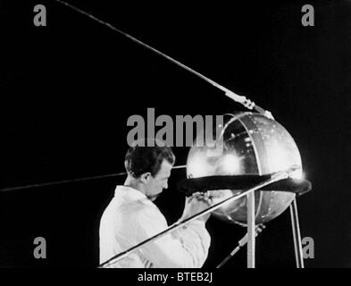 Sputnik 1 the first artificial Earth satellite. The Soviet Union ...
