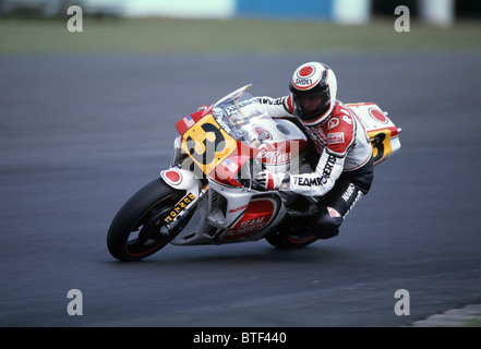 Wayne Rainey Vintage MotoGP Stock Photo - Alamy