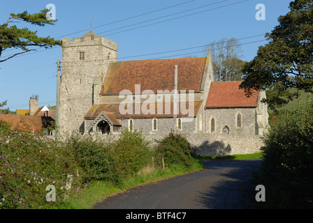 St Andrews Church, Beddingham Stock Photo - Alamy