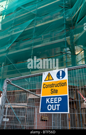 Do not enter scaffold construction site health and safety sign Stock ...