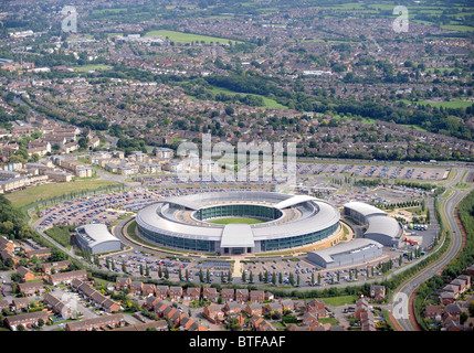 UNITED KINGDOM: GCHQ, Cheltenham, Gloucestershire. STUNNING aerial ...