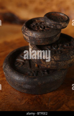 kitchen scale weights Stock Photo - Alamy