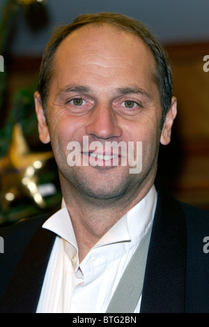 Olympic Gold Medal rower Steven Redgrave with his wife Ann and their ...
