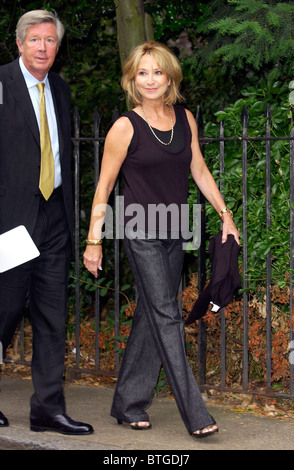 Actress Felicity Kendal, with her husband Michael Rudman, during the ...