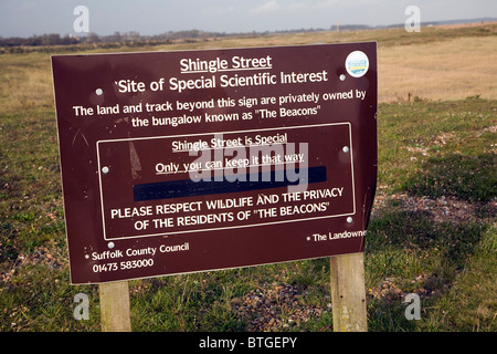 Site of Special Scientific Interest SSSI signs in English and Gaelic ...