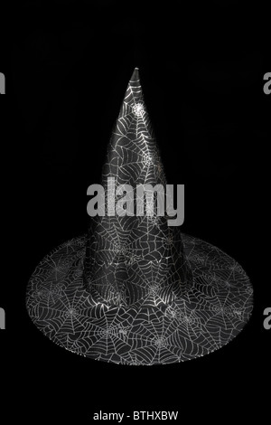 Halloween background with witches hat Stock Photo - Alamy