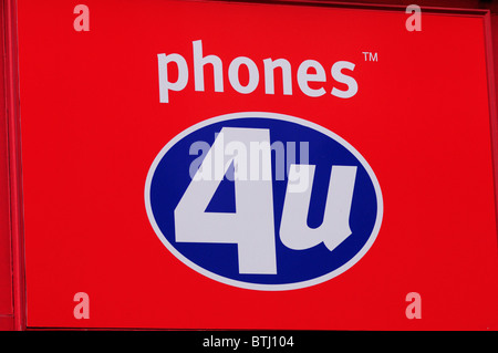 Phones 4U mobile phone shop Stock Photo - Alamy