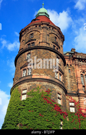 Ksiaz (Schloss Furstenstein) castle, Silesia, Poland Stock Photo - Alamy