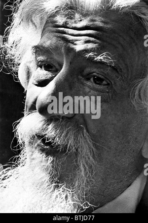 Abraham J. Heschel, philosopher and author, in a 1960s portrait Stock ...