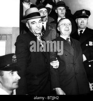 George Metesky, (aka 'The Mad Bomber'), on his way from Bellevue ...