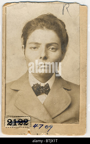 Bullion mug shot mounted on Pinkerton's National Detective Agency Stock ...