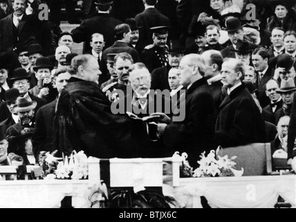 Inauguration of Woodrow Wilson: 4 March 1913, Washington DC. Caption ...