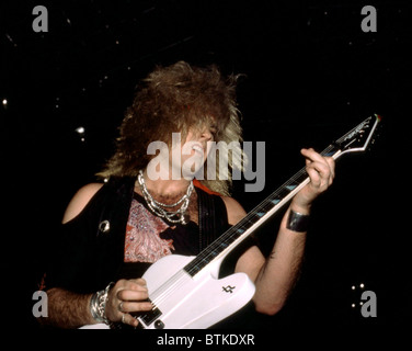Robbin Crosby of RATT, circa 1980s, photo: Karen Petersen / Everett ...