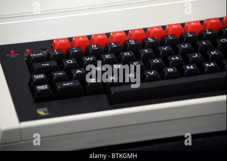 The keyboard of a BBC Micro computer one of the first computers to be ...