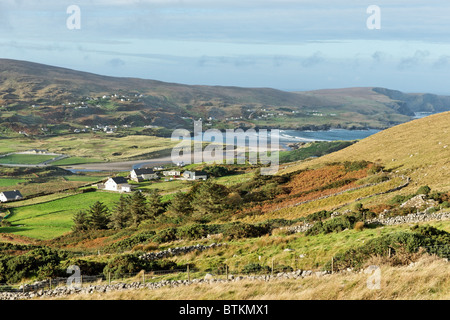 Ireland, County Donegal, Glencolumbkille (Glencolmcille), Folk village ...