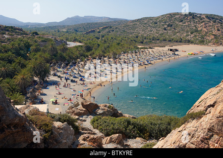 Palm beach Vai, Crete, Greece, Europe Stock Photo: 48753754 - Alamy