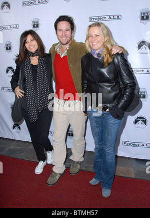 Gina Gershon, Rob Morrow and wife Debbon Ayer Project A.L.S. 7th Stock ...