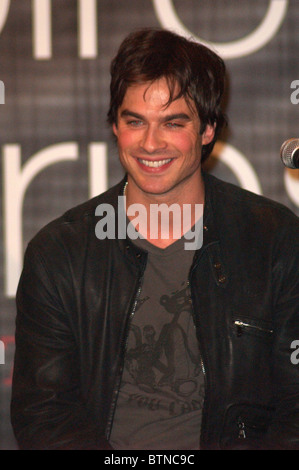 The CW's Cast of The Vampire Diaries at Hot Topic Stock Photo - Alamy