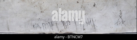 Viking runes inside Hagia Sofia Mosque Istanbul Stock Photo - Alamy