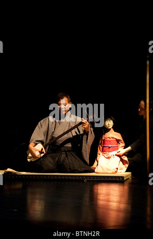 LONDON, ENGLAND - Shun-kin at the Barbican, directed by Simon McBurney ...