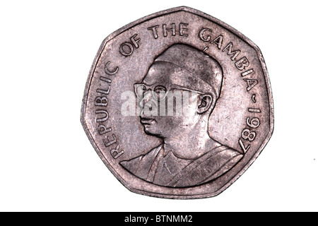 Gambian Dalasi coin Stock Photo - Alamy
