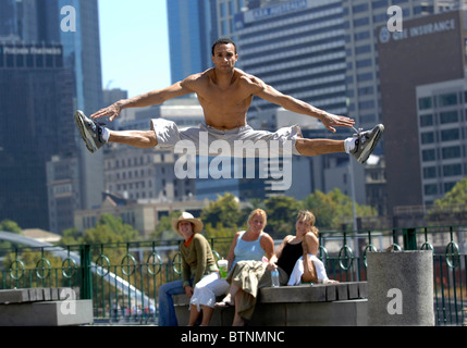 Commonwealth gold medallist Steve Frew, lifted up by a giant Scottie ...