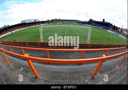 View inside Underhill Stadium, home of Barnet Football Club Stock Photo ...