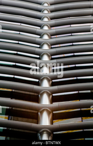 The outside detail of the Walbrook building in the City of London Stock ...