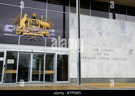 Law Courts Of The Australian Capital Territory Canberra Australia Stock ...