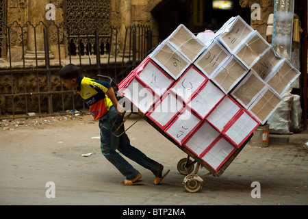 Child labor Cairo Egypt Stock Photo - Alamy
