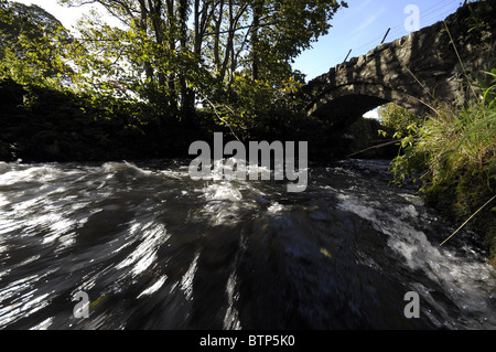 Pont y Cim bridge Pontllyfni North Wales UK Stock Photo - Alamy