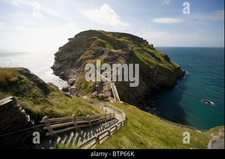 Tintangel Castle, Cornwall, UK Stock Photo - Alamy